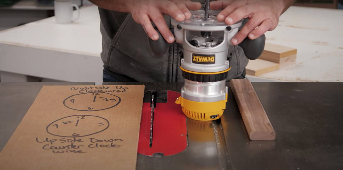 2 Easy Ways to Remember Router Feed Direction (Quick Tip) | Katz-Moses ...