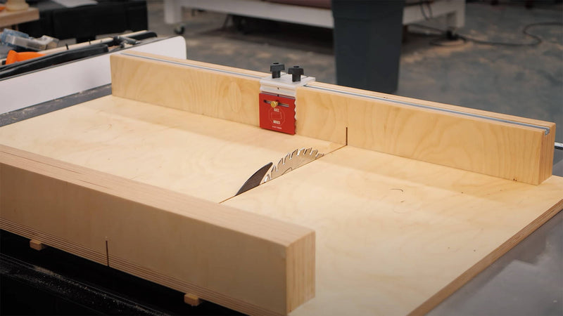 Make an Ultra-Square Crosscut Sled (5 Cut Method Calculator Included) | Katz-Moses Tools