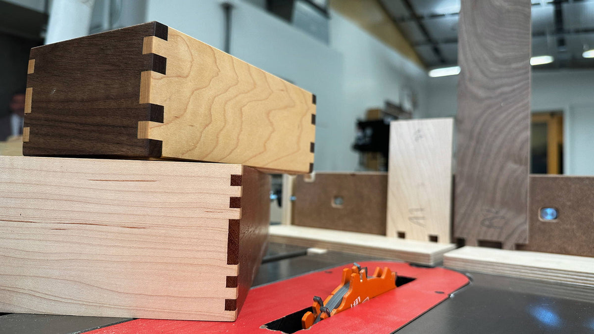 Easy Symmetry: How to Cut Center Keyed Box Joints | Katz-Moses Tools