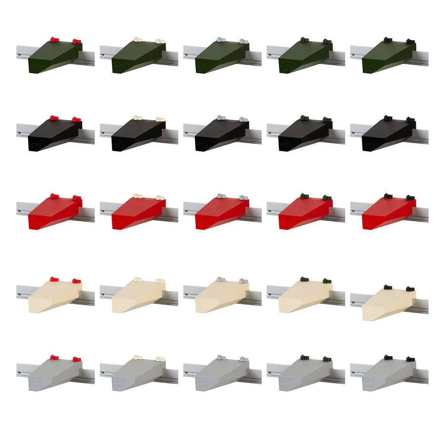 Universal Medium Duty Cleat Plate (2 Pack) - Make Your Own Tool Holder