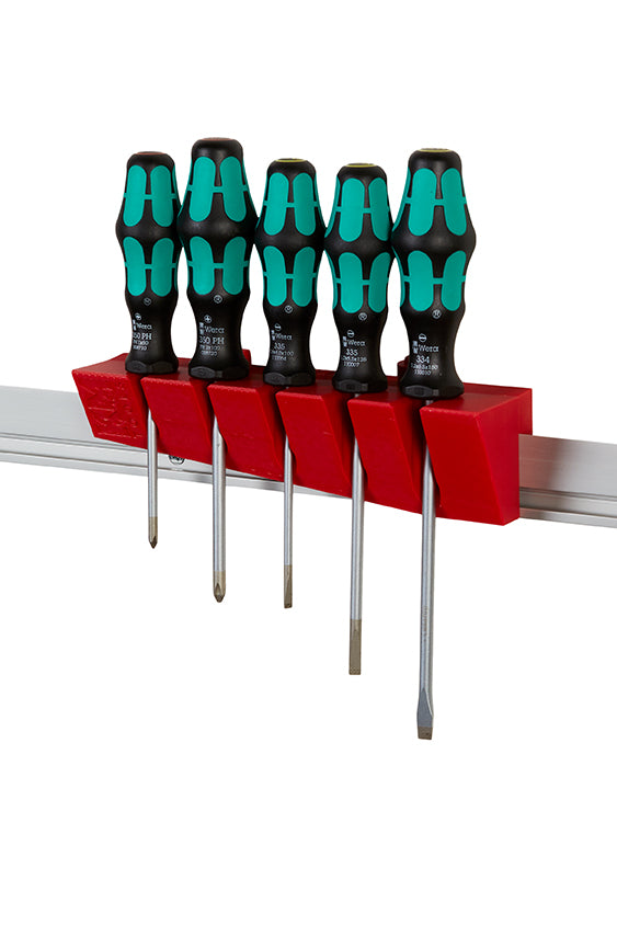 Magnetic Slotted Tool Holder - Screwdrivers, T-Handles and More