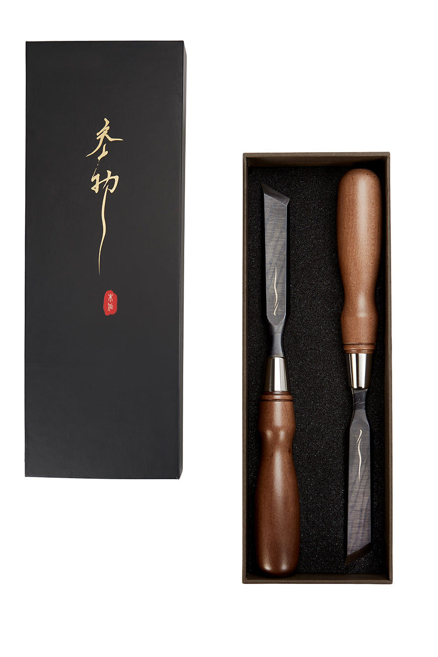 Zen-Wu Y-2 Skew Chisels (Left and Right Pair)