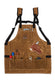 The Katz-Moses Unisex 20 oz Waxed Canvas Woodworking Tool Apron (XS/SM